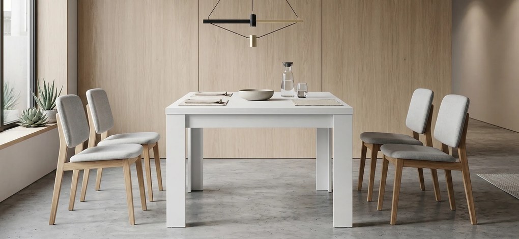 Jídelní rozkládací stůl Milford II 85/170 cm bílý