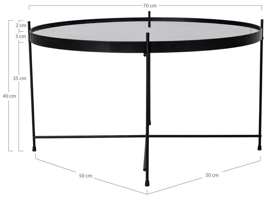 Nordic Experience Černý konferenční stolek Mattr 70 cm