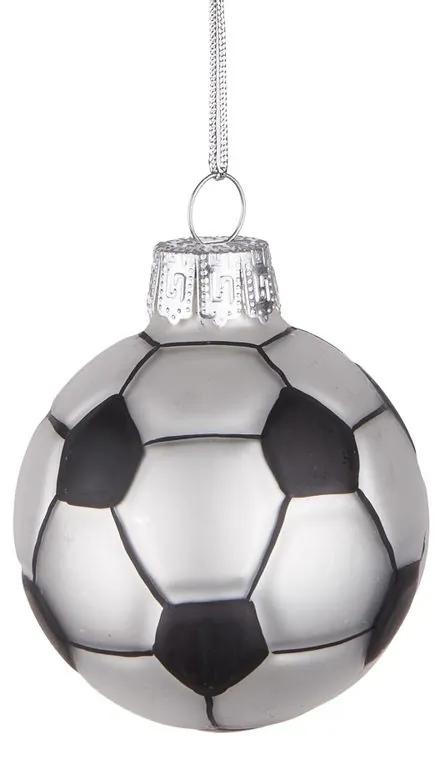 Butlers HANG ON Vánoční ozdoba fotbalový míč 6 cm