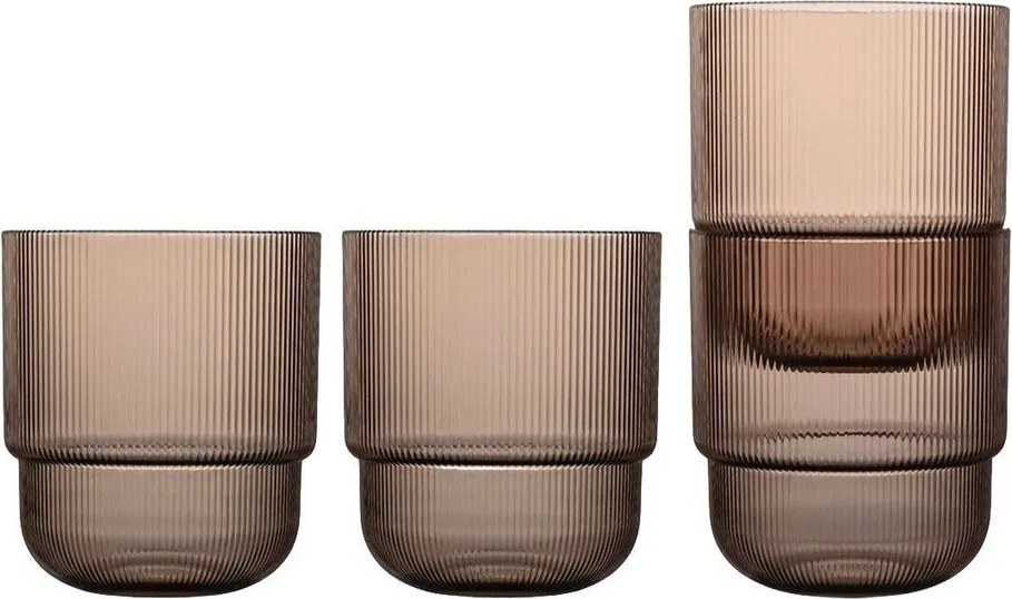 Sklenice z recyklovaného plastu v sadě 4 ks 400 ml Billi – Sagaform