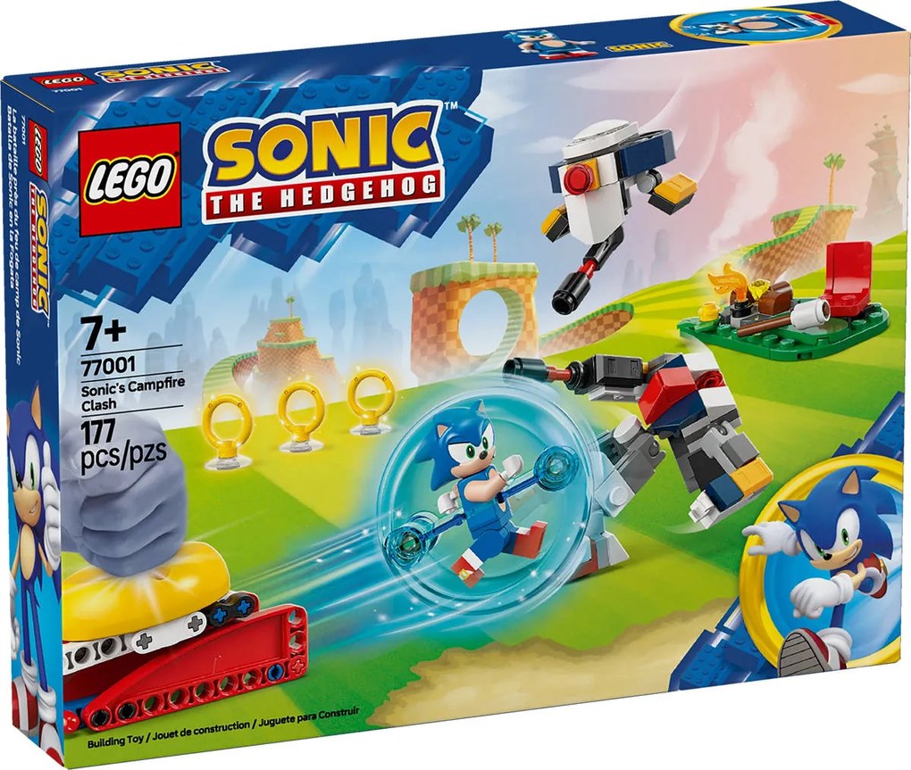 LEGO SONIC THE HEDGEHOG Souboj u táboráku 77001 STAVEBNICE 2277001