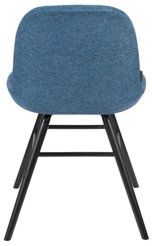 Modrá látková jídelní židle ZUIVER ALBERT KUIP