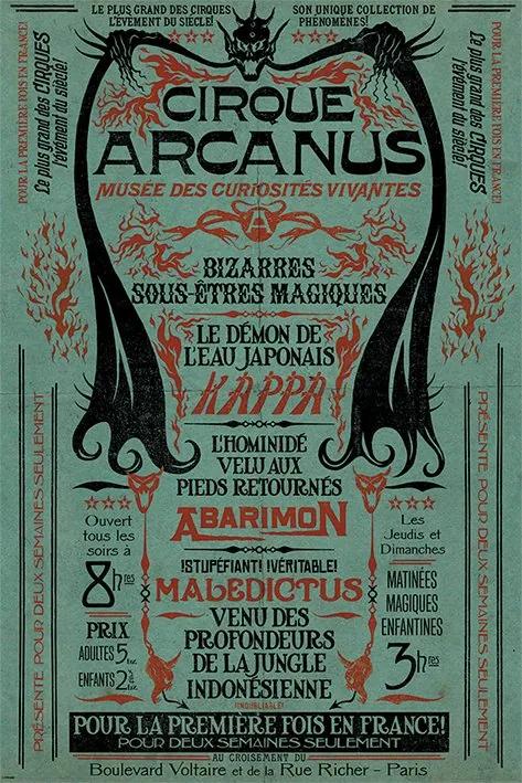 Plakát - Fantastická zvířata Grindelwaldovy zločiny (Le Cirque Arcanus)