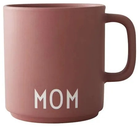 DESIGN LETTERS Porcelánový hrnek Mom 300 ml, růžová barva, fialová barva, porcelán