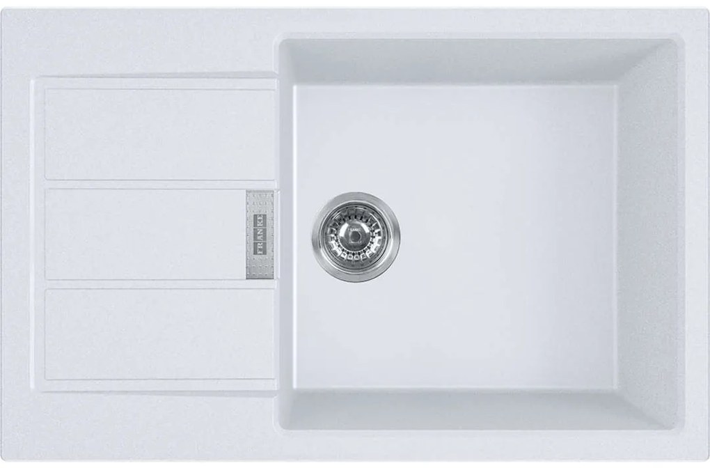 Franke Sirius 2.0 - Tectonitový dřez S2D 611-78 XL 78x50 cm, bílá 143.0617.615