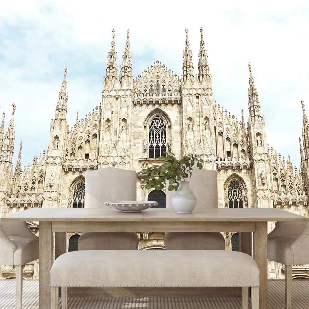 Samolepící fototapeta katedrála v Miláně - 450x300 cm