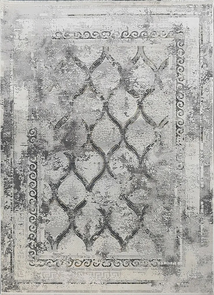 BE Koberec Creante 19148 GREY - šedý obdélníkový Rozměr: 80x150 cm