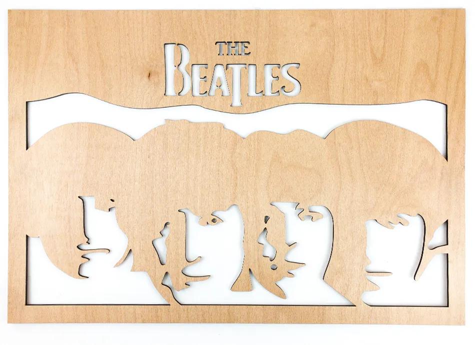 Živá Zeď Dřevěná nástěnná dekorace The Beatles