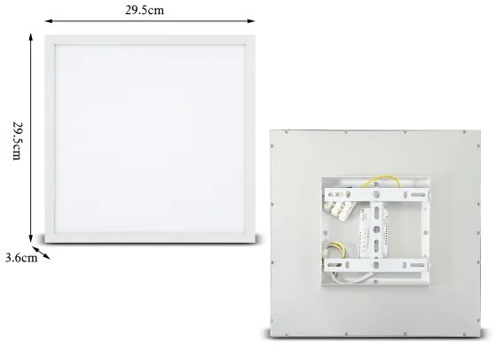 Brilagi - LED Stropní svítidlo SLIMFRAME LED/25W/230V 30x30 cm bílá