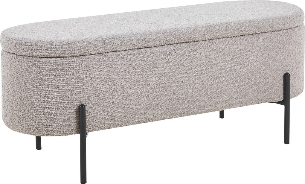 XXXLutz TABURETOVÁ LAVICE, textil, 110/44/40 cm Livetastic - Taburety - 001769022302