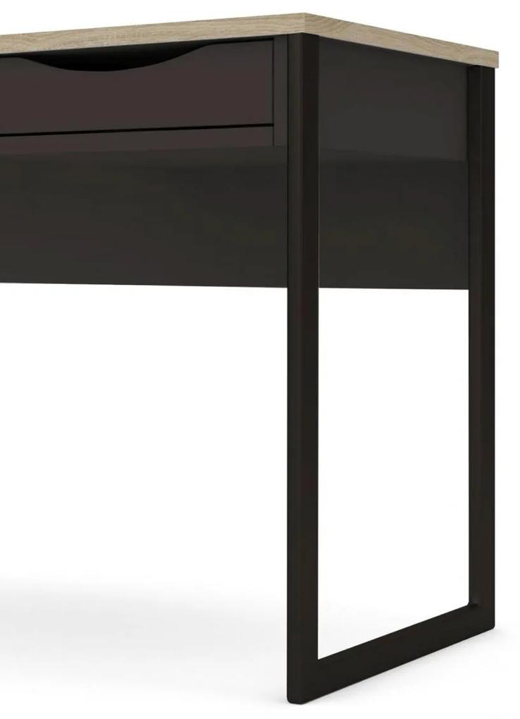 NEW:Psací stůl Obelix 512 černý mat/černá
