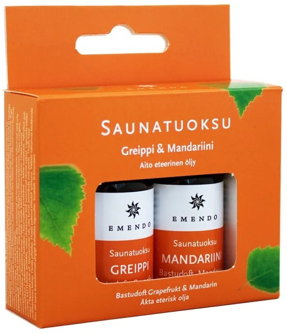 Set vůní do sauny Emendo 2x10ml / Grapefruit, Mandarinka