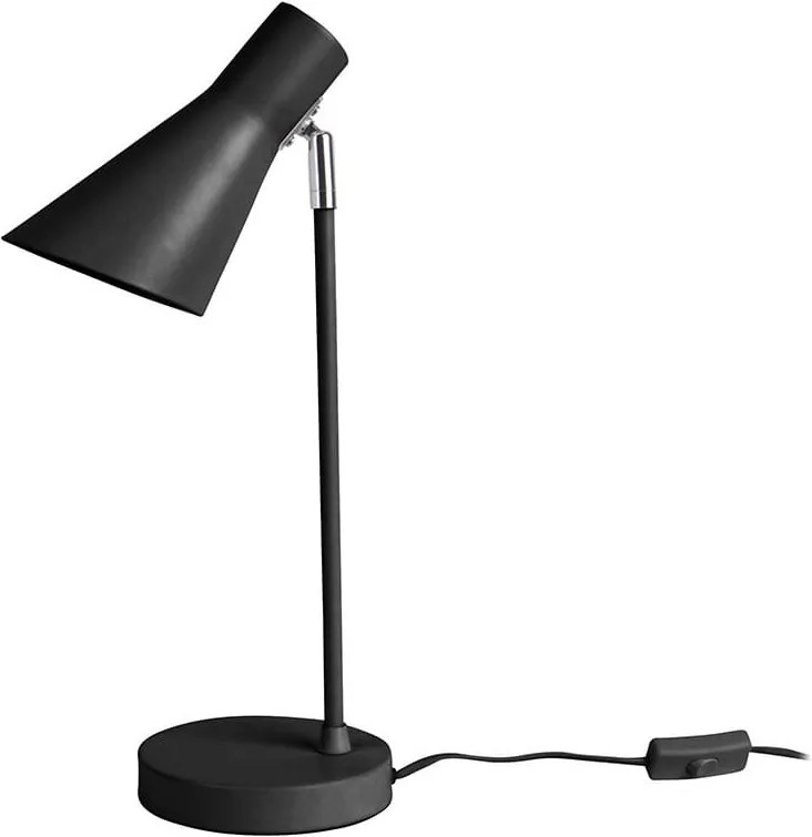 LEITMOTIV Stolní lampa Beaufort Metal matná černá