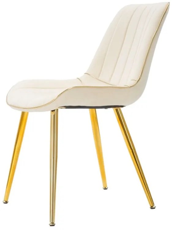 Designová jídelní židle Dandelion krémová