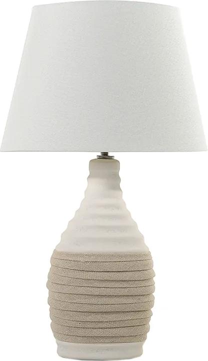 Luxusní béžová noční stolní lampa - TORMES