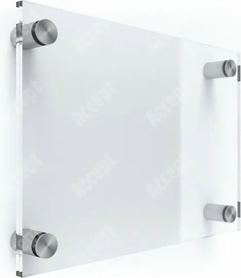 ACCEPT Dveřní tabulka Clear CL4 - rozměr 210 x 148 mm