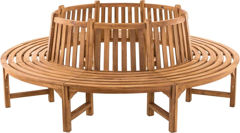 Lavice kolem stromu Novum kulatý 250 cm – teaková