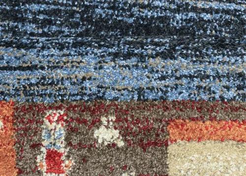 Koberce Breno Kusový koberec SHERPA 5093/DW6X, Modrá, Vícebarevné, 120 x 170 cm
