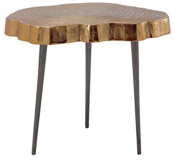 Odkládací stolek Wood Art 125 Zlatá