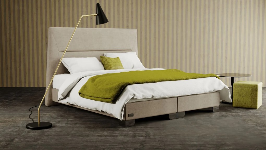 Materasso Kontinentální čalouněná postel MIRACH boxspring ROZMĚR: 2x (100x200) cm - boxspring