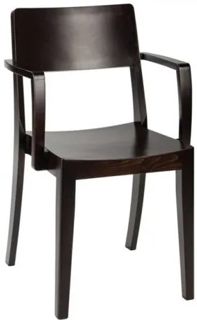 Paged meble contract Dřevěná židle s područkami B-9705