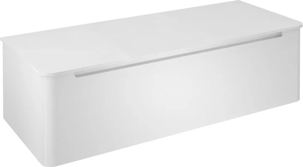 Sapho Sapho, KERALA umyvadlová skříňka 120x35x47, 5cm, 1x zásuvka, bílá lesk, KR120-3030