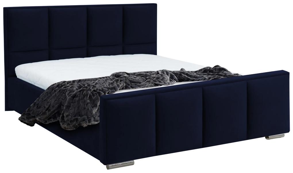 Eka Čalouněná postel Passion - Fresh 120x200 cm Barva látky - Fresh: Hořčicová (37), Úložný prostor: Bez úložného prostoru