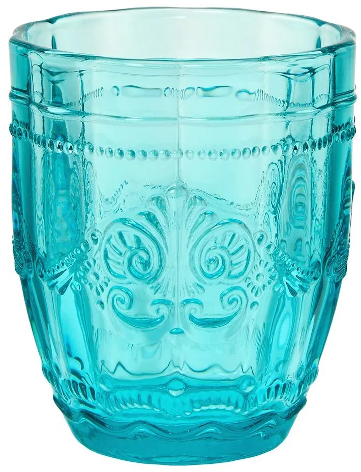 VICTORIAN Sklenice - tyrkysová