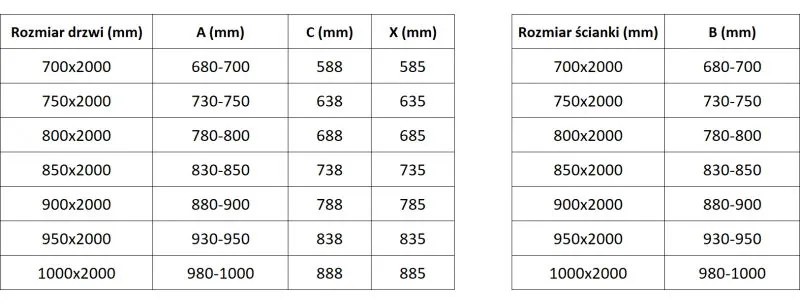 Mexen Exo, sprchový kout s křídlovými dveřmi 100 x 85 cm, 6mm čiré sklo, černý profil, 817-100-085-70-00