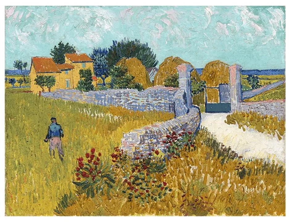 Reprodukce obrazu Vincenta van Gogha - Farmhouse in Provence, 40 x 30 cm