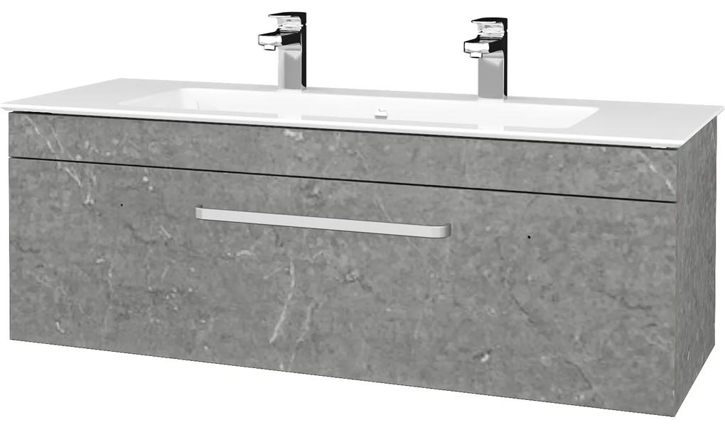 Dřevojas Koupelnová skříň ASTON SZZ 120 Varianta: N07 Stone / Úchytka T06 / N07 Stone