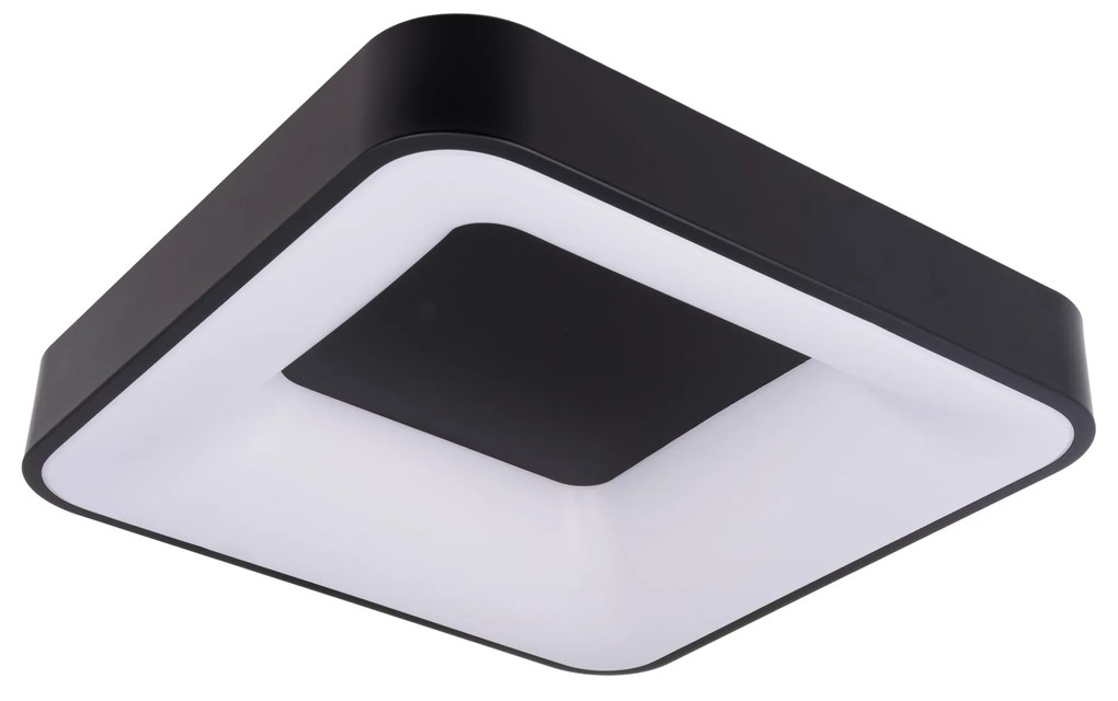 T-LED 105540 LED svítidlo ZULU 60W CCT hranaté černé stropní CCT