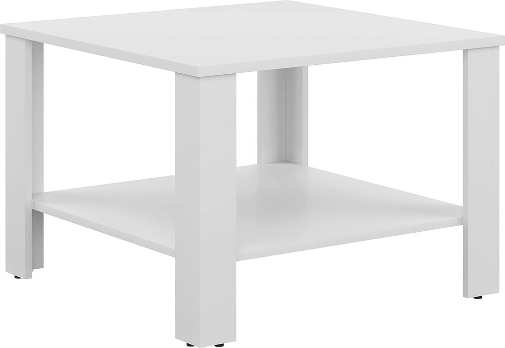 XXXLutz KONFERENČNÍ STOLEK, bílá, kompozitní dřevo, 67,5/47,5/67,5 cm Carryhome - Konferenční stolky - 002427017201
