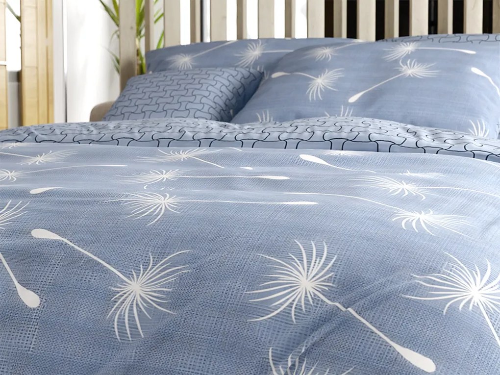 Povlečení z mikrovlákna DANDORA modré Rozměr povlečení: 70 x 90 cm | 140 x 220 cm