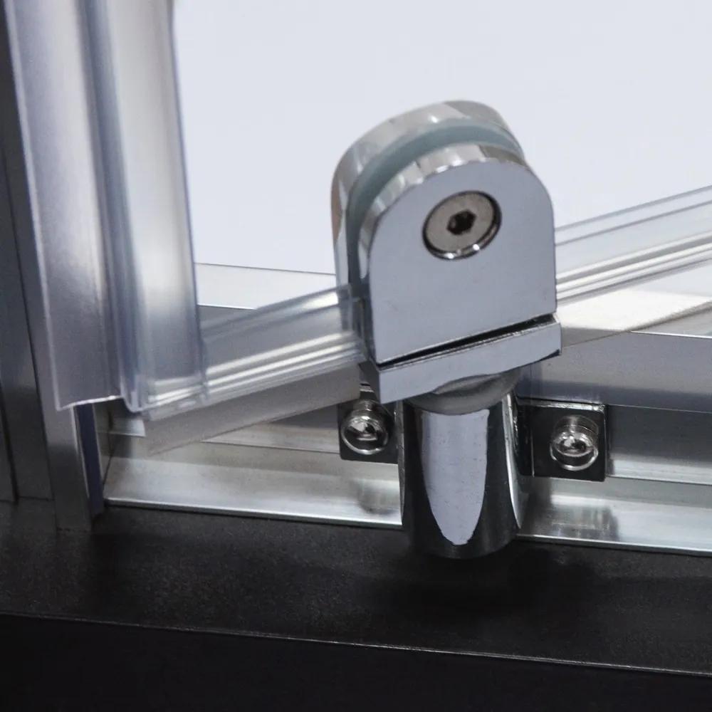 Roth LEGA LINE LLDO1 Jednokřídlé sprchové dveře pro instalaci do niky 80 cm Profil: Lesk, Sklo: Potisk