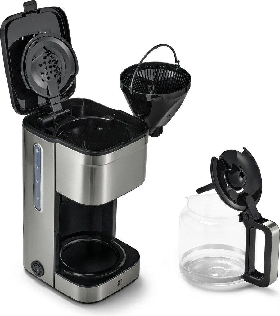 Tchibo - Překapávač na kávu »Let's Brew Elegant«, stříbrný