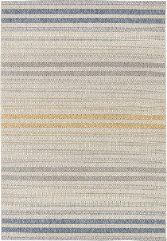 NORTHRUGS - Hanse Home koberce Kusový koberec Beach 103849 Blue/Gold/Silvergrey - 200x290 cm