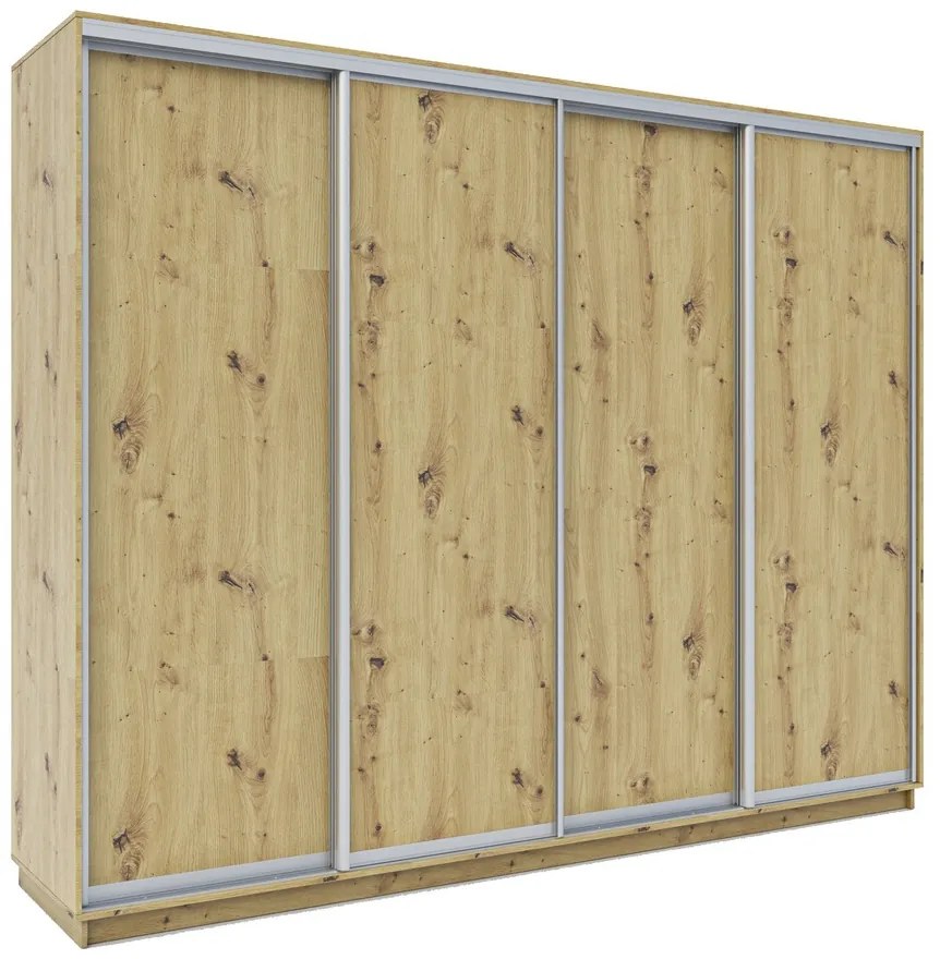 Šatní skříň LAMBDA 300 × 240 cm dub artisan