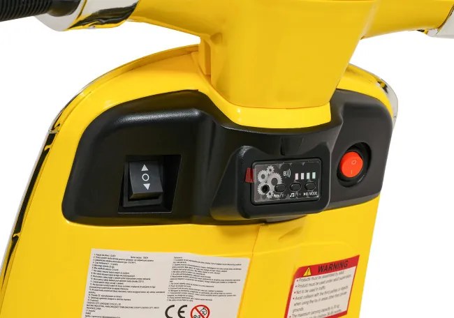 Elektrický skútr Vespa ROMA žlutý