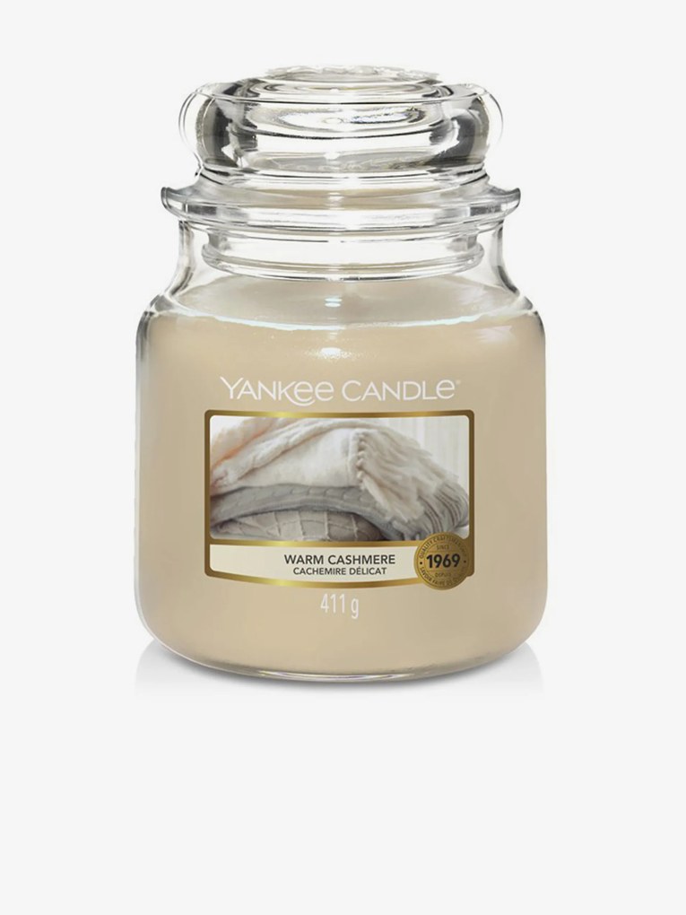 Yankee Candle vonná svíčka Warm Cashmere Classic střední