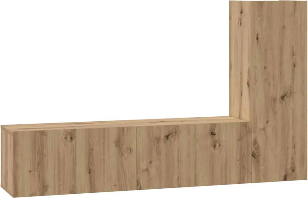 Sestava TV skříněk 3 ks Artisanový dub Kompozitní dřevo 3393404