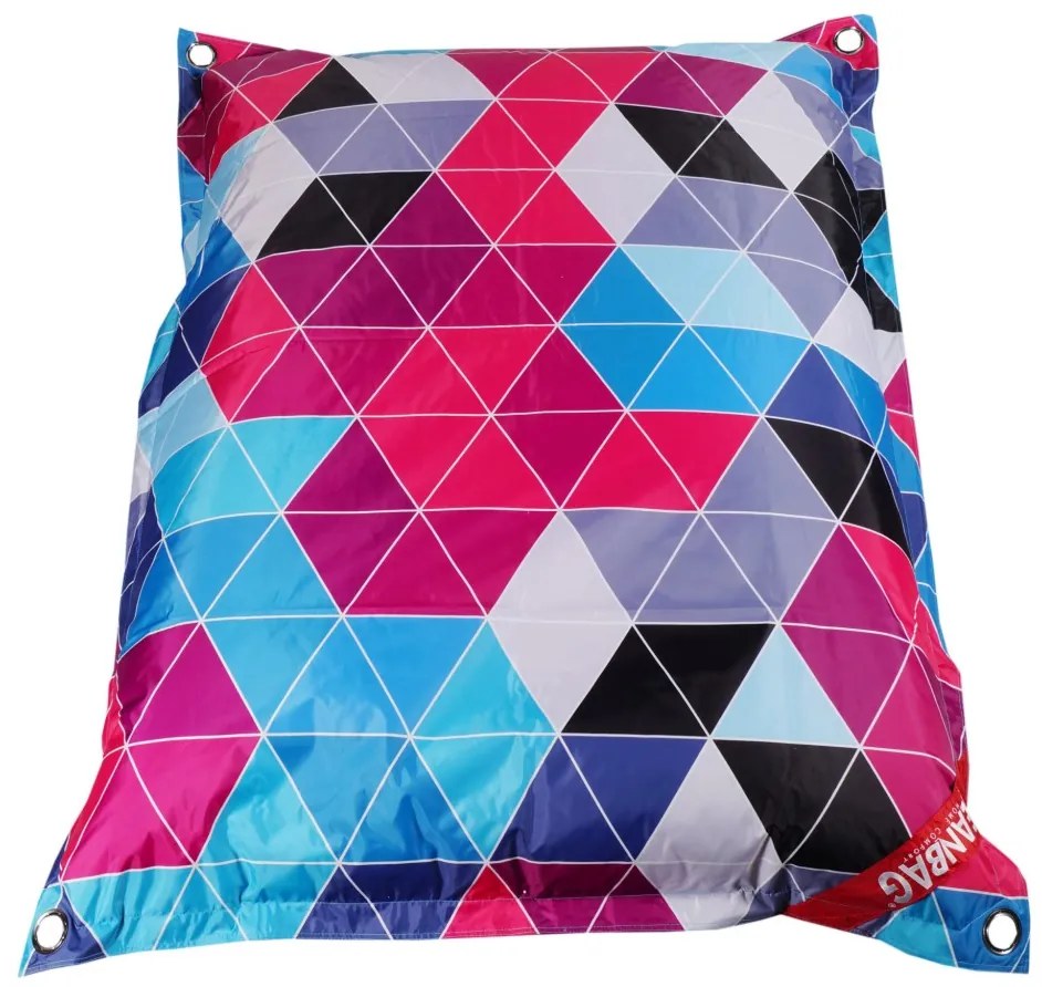 BeanBag Designový sedací vak 189x140 Triangle 2 s popruhy