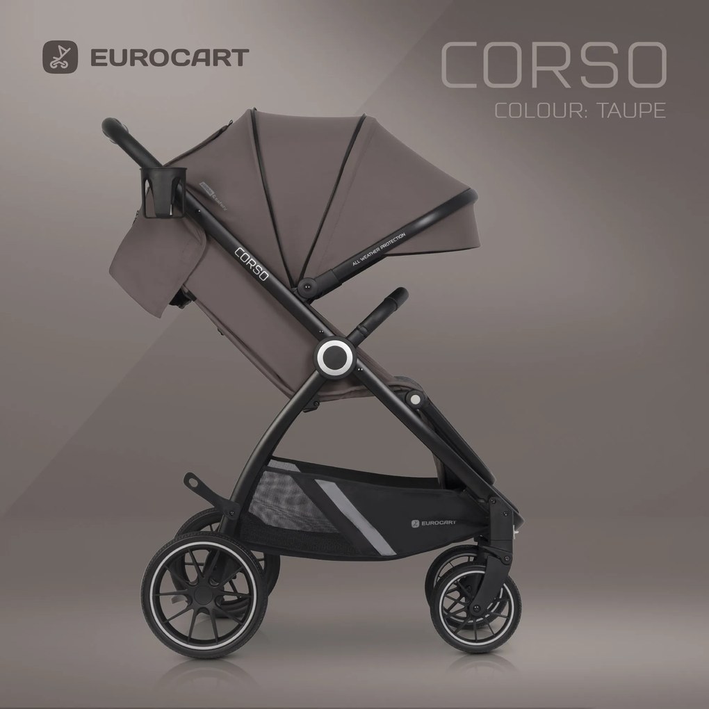 Sportovní kočárek Euro-Cart Corso Taupe