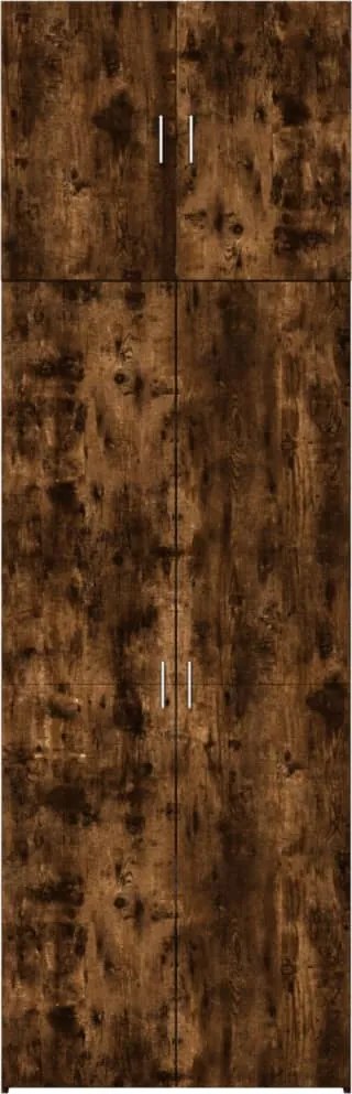 Skříň highboard kouřový dub 80 x 42,5 x 249 cm kompozitní dřevo 3281368