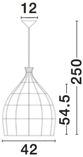 Rustikální lustr Destin 42 světlá šedá