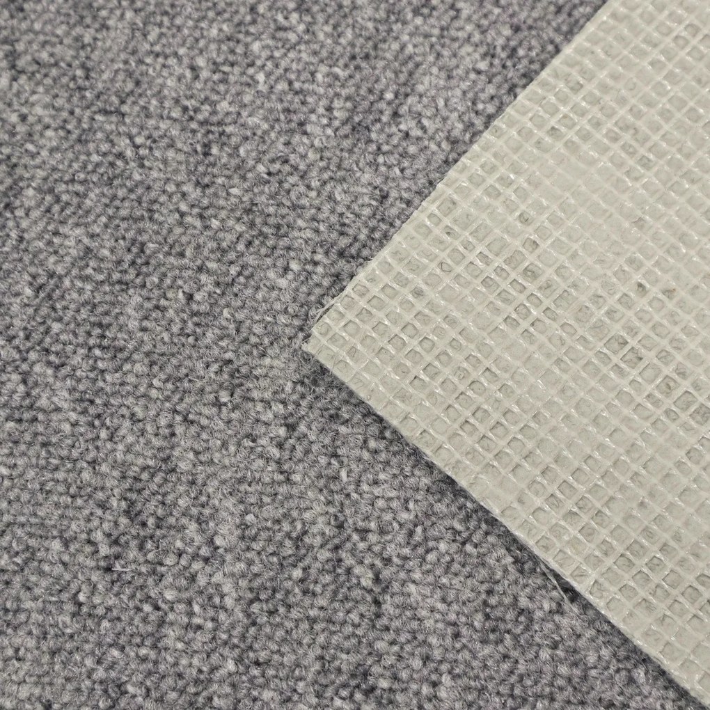Condor Carpets, Metrážový koberec Classica 57, zátěžový, na míru, šíře 4m,5m, šedá, ab (mřížka), chodba / předsíň