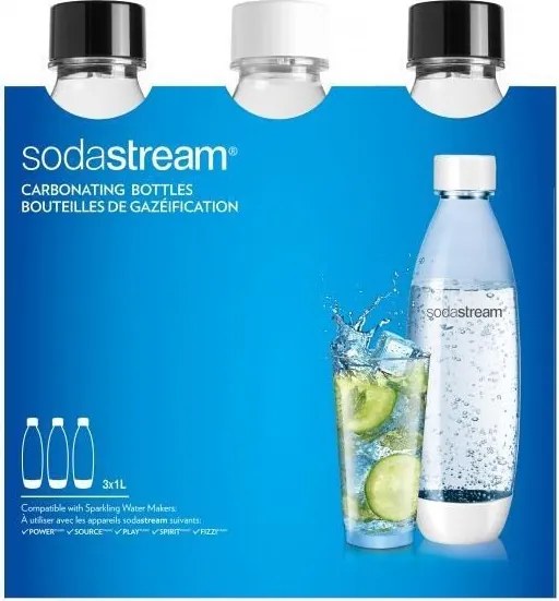 SodaStream láhve plastové 3 kusy 42004918 Čirá