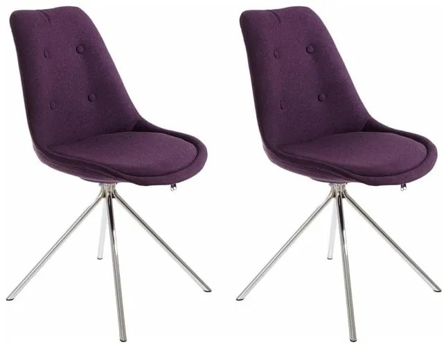 Sada 2 fialových jídelních židlí Støraa Dylan