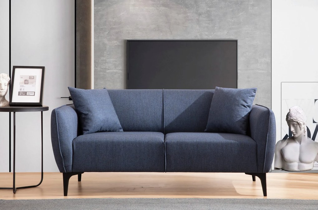 Hanah Home Dvoumístná pohovka BELISSIMO modrá 180 cm 560ARE1533