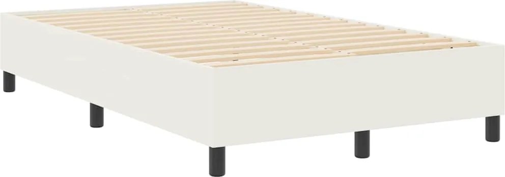 Rám platformy Krémová 120 x 190 cm Žebrovaná látka 3337399